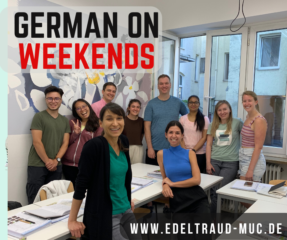 Weekend classes - Join a German class in Munich at Edeltraud school