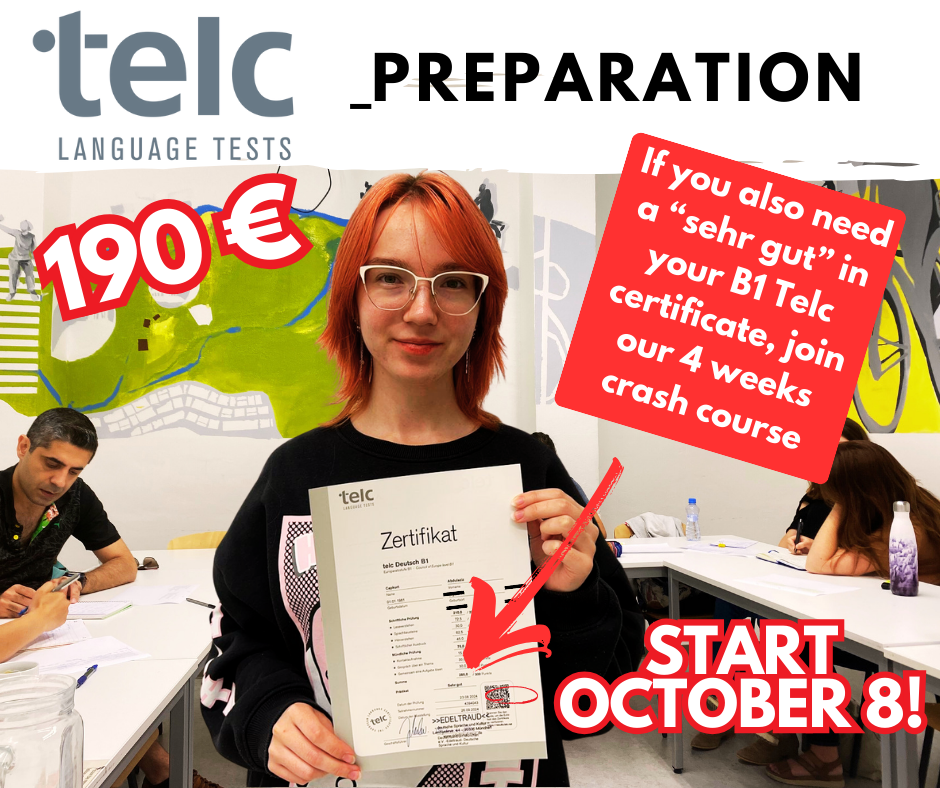 Telc B1 intensive crash course - effective German Telc test preparation ...